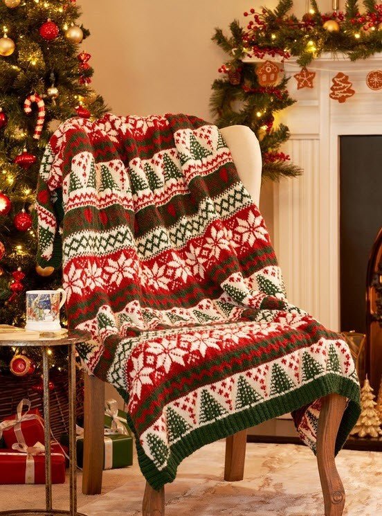 KIT COUVERTURE DE NOEL WOODSIDE FAIR ISLE - West Yorkshire Spinners ...