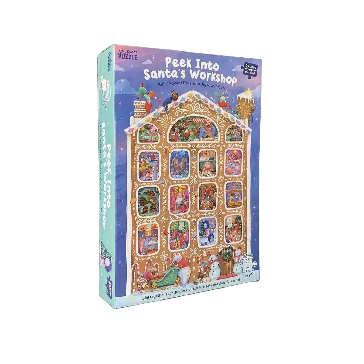 Puzzle Advent Calendar – Peek Into Santa’s Workshop – Laine et Tricot