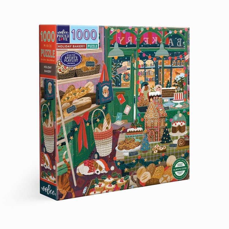 Holiday Bakery 1000 Piece Puzzle - Eeboo - Laine et Tricot