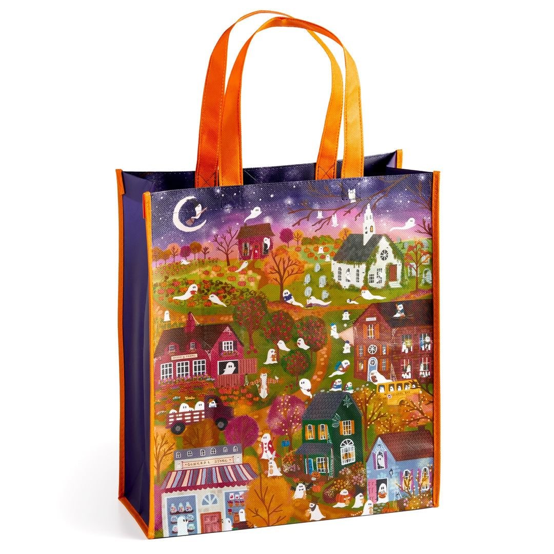 Joy Laforme Spooky Village Reusable Shopping Bag – Laine et Tricot