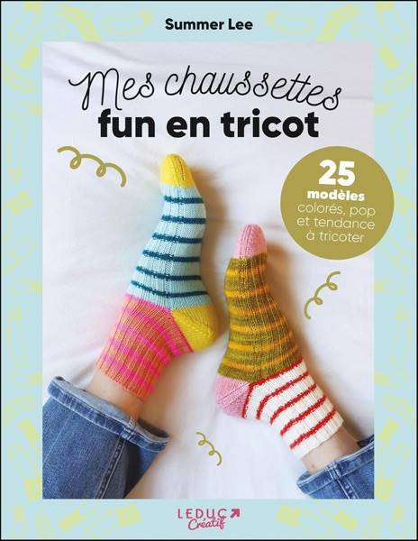 Mes chaussettes fun en tricot - 25 modeles colores pop et tendance ...