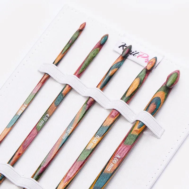 Symfonie Knit Pro Wooden Single Crochet Hook Set - Knit Pro - Wool and ...