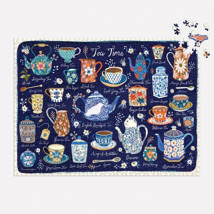 Tea Time Puzzle - Galison - Laine et Tricot