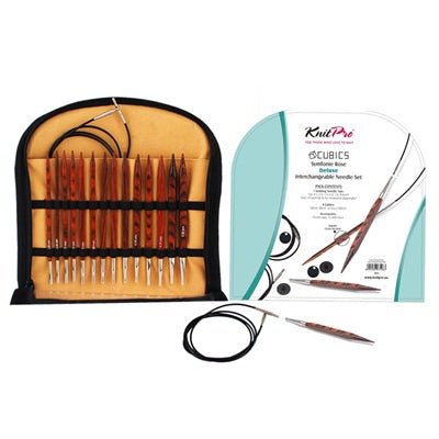 COMPLETE AIG KIT. INTERCHANGEABLE CIRCULAR KNIT PRO WOOD CUBICS - Knit ...