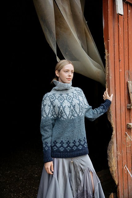 KIT POUR REALISER LE PULL IKU-TURSO - Rauma - Laine et Tricot