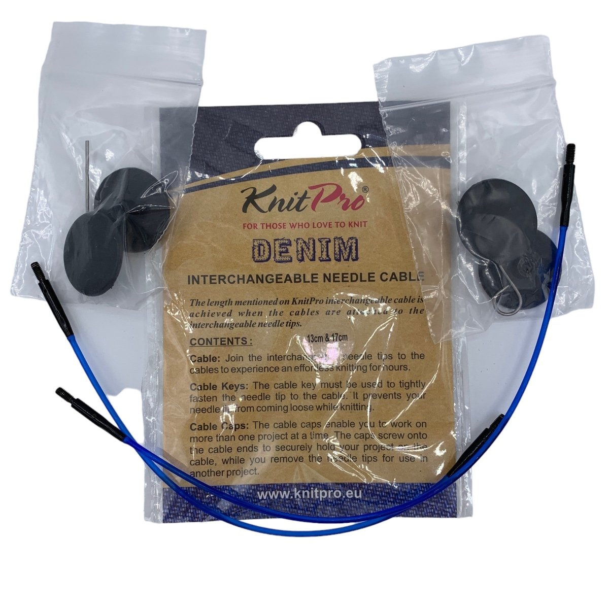 LOT DE 2 CABLES POUR KIT MINI KNIT PRO - Knit Pro - Laine et Tricot