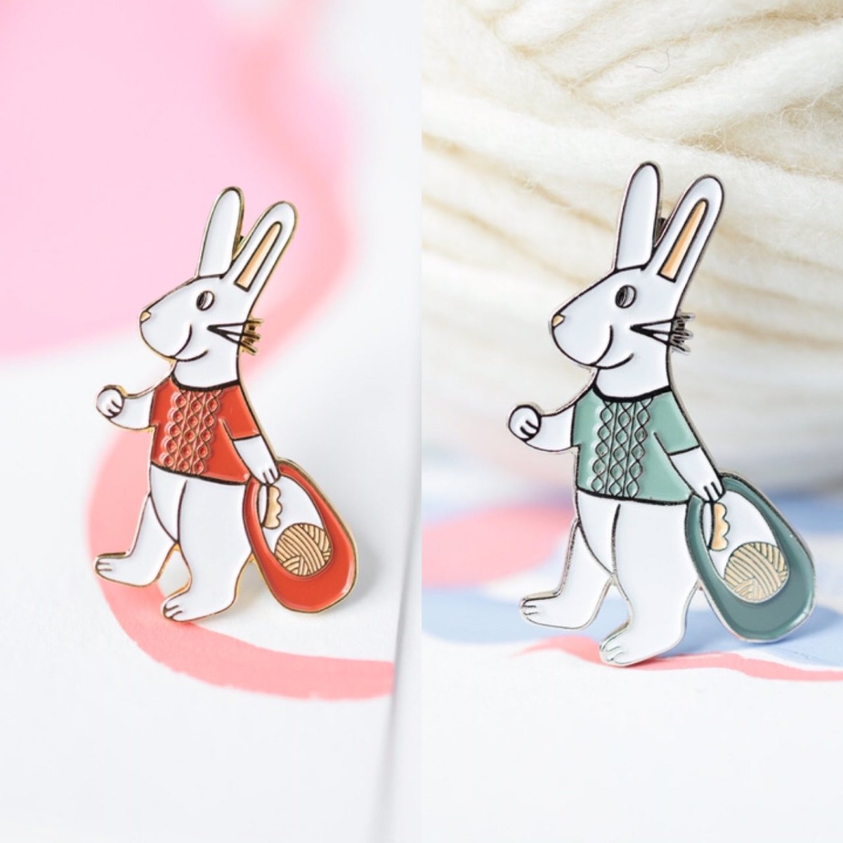 PINS LAPIN - Twig & Horn - Laine et Tricot